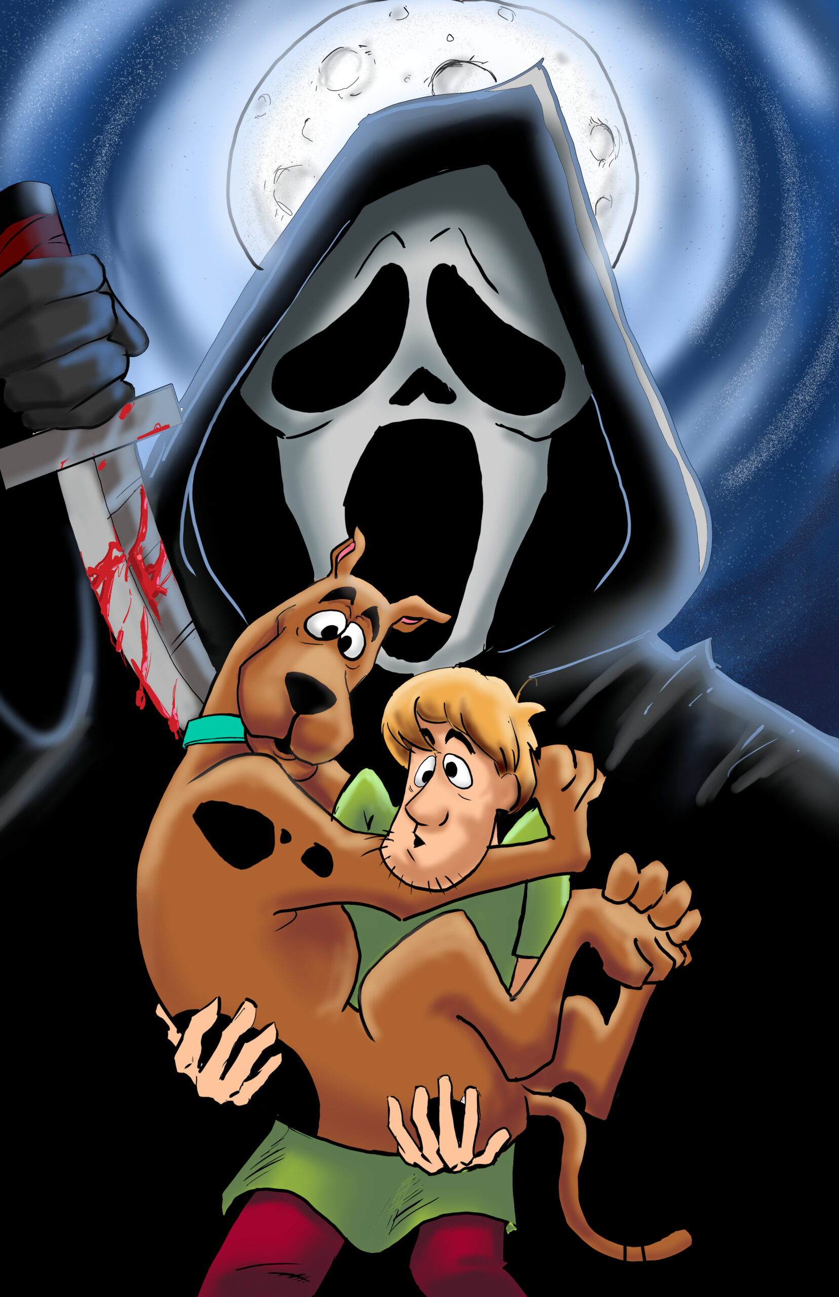 Scream Vs Scooby Doo ⋆ Sketching The Beast -J. Sully